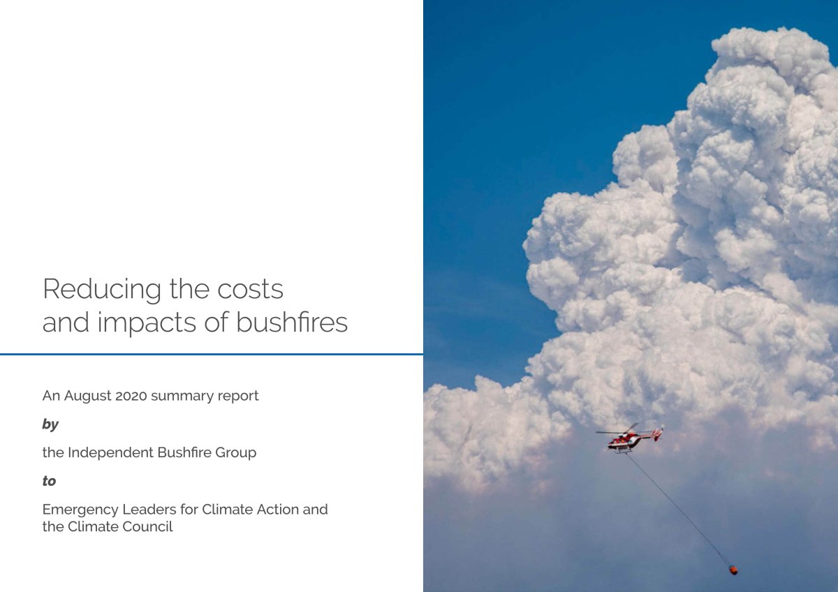Our reports – Independent Bushfire Group